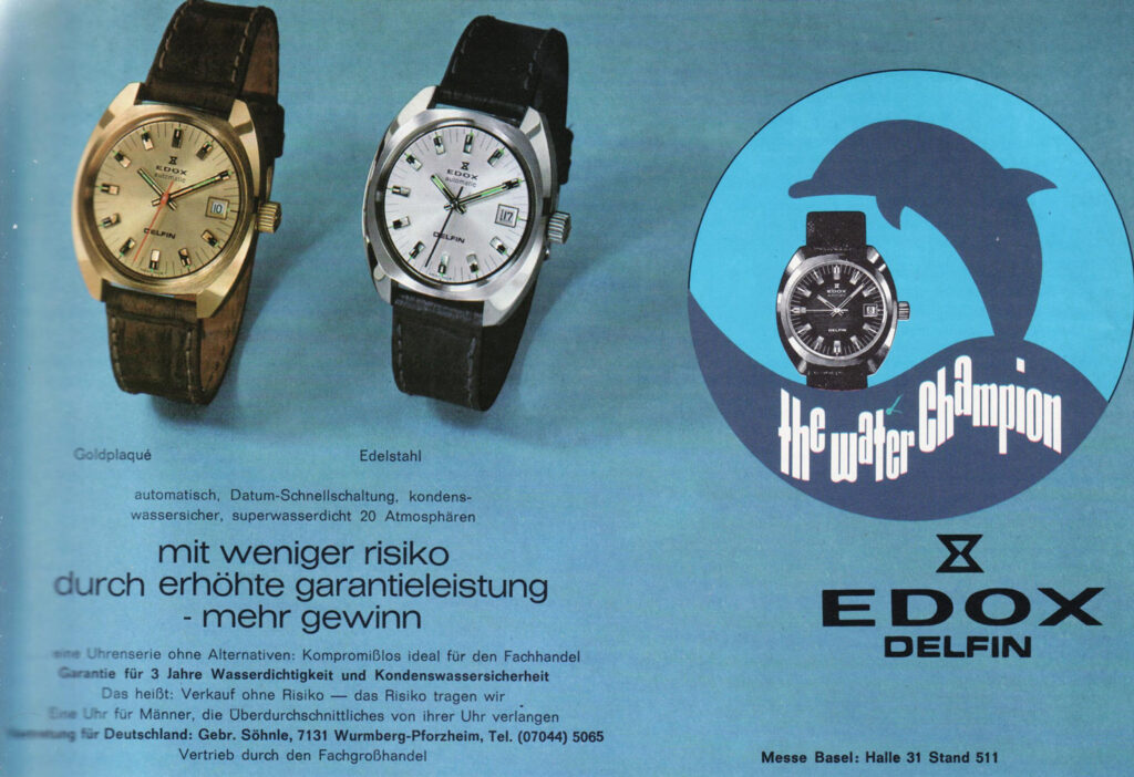 Edox Delfin Manual (A. Schild Cal. 1950/51)… – The Watch Spot