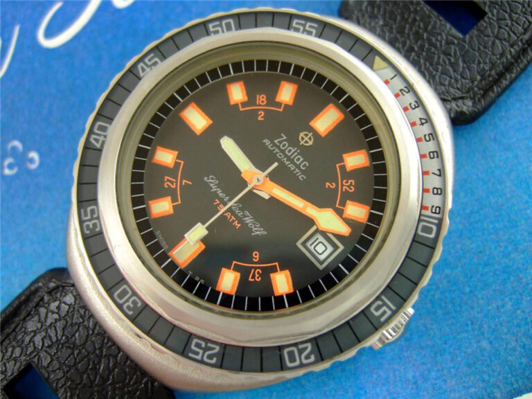 Zodiac Super Sea Wolf 1000m “Buzzsaw” (ETA Cal. 2824-2)… – The Watch Spot